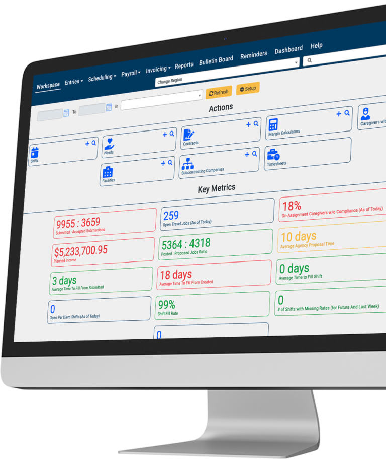 Platform - BlueSky Medical Staffing Suite